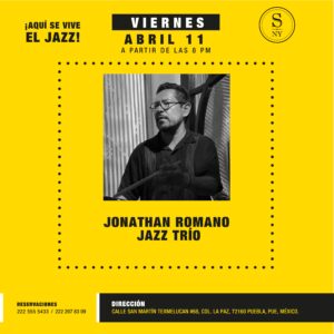 JONATHAN ROMANO JAZZ TRÍO - Sibarita NY Dónde se vive el JAZZ